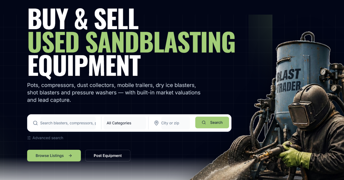 Sandblasting Near Me in North Dakota — Mobile, Dustless & Dry Ice ...